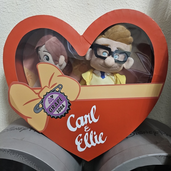 Pixar | Other | Nwt Carl Ellie Plush Set In Heart Box | Poshmark